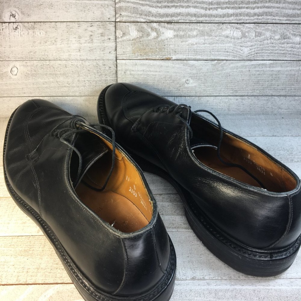 Allen Edmonds Walton Split Toe Black Mens Shoes - Gem